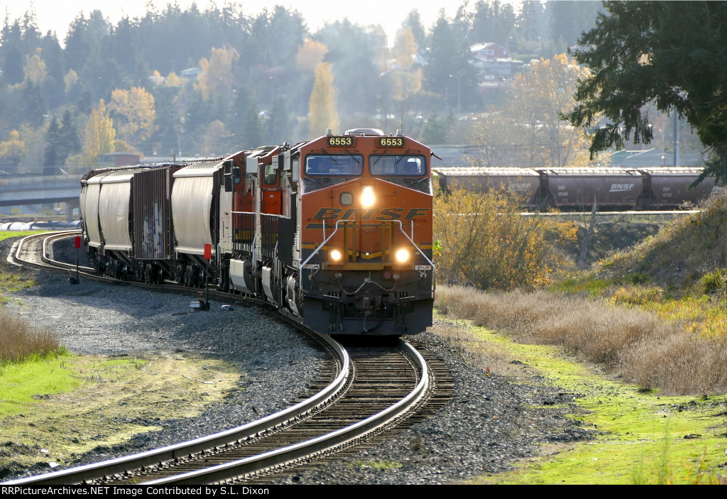 BNSF 6553 SPOEVE at SeaLine Jct